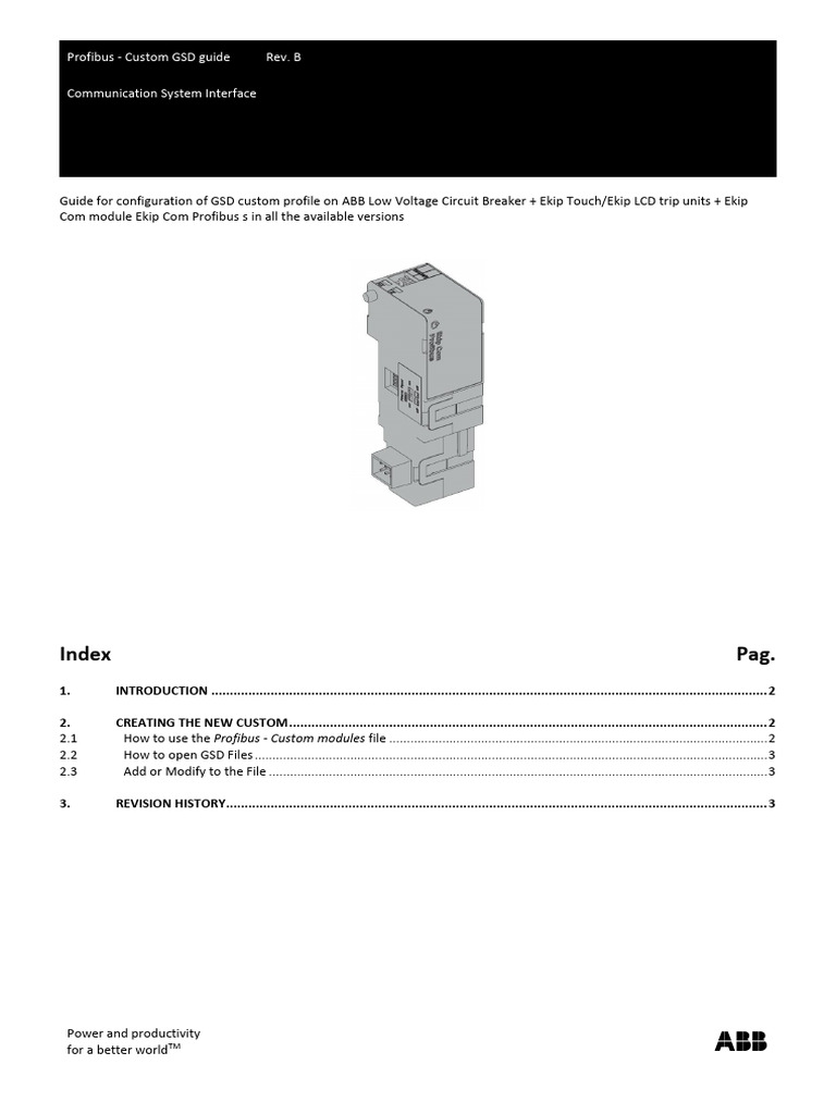 Profibus - Custom GSD Guide-B | PDF | Microsoft Excel | Component ...