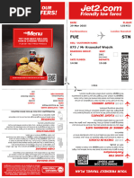 British Airways E-Ticket Receipt | PDF | Baggage | Fee