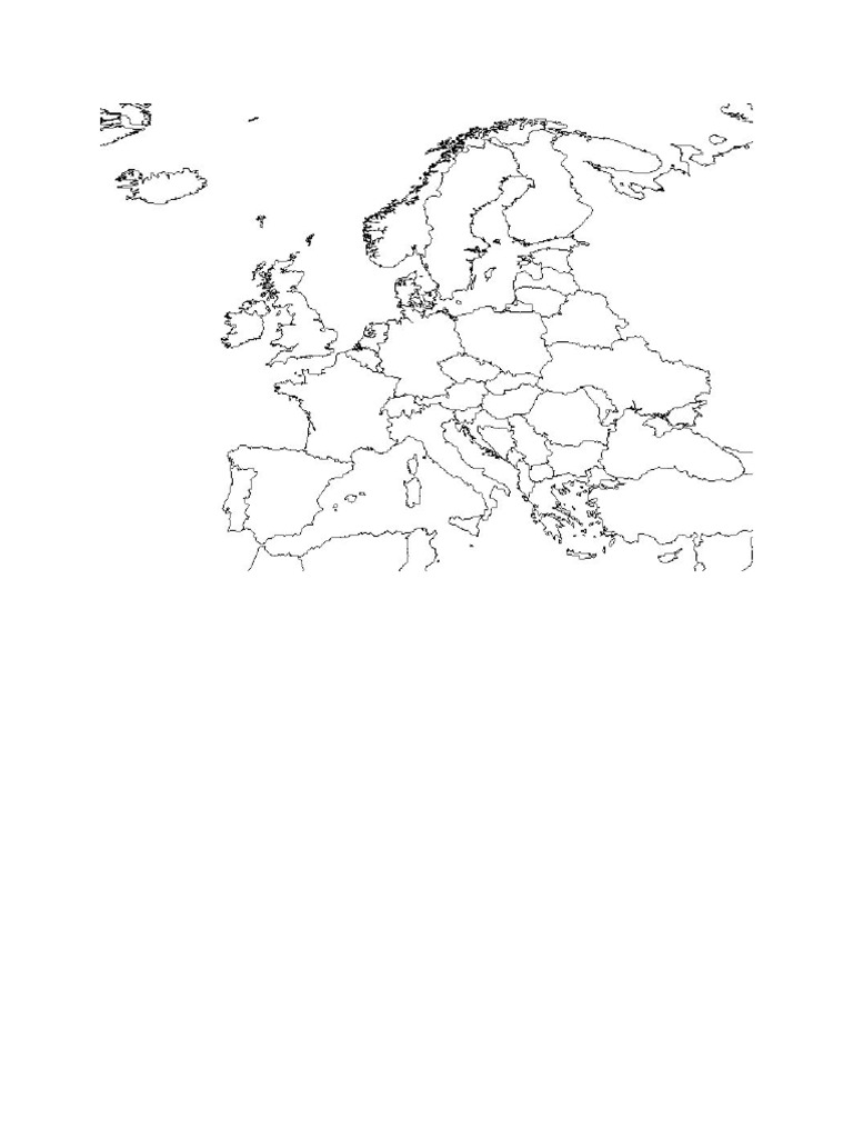 Harta Muta A Europei | PDF