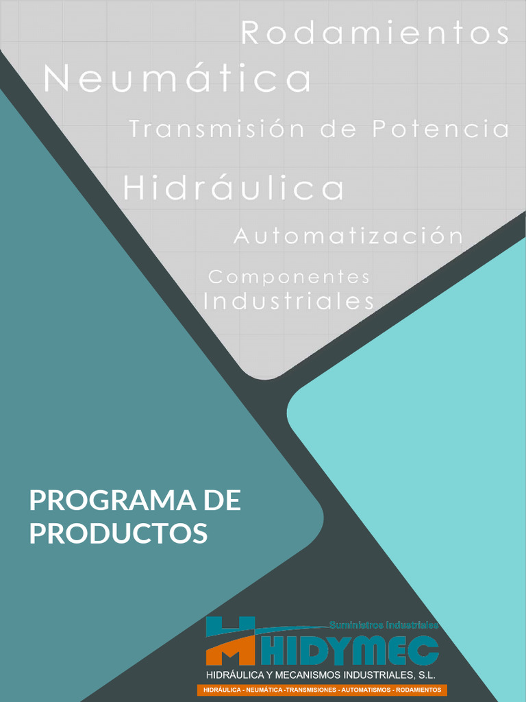 Catalogo de Productos Hidymec.r | PDF | Neumática | Automatización