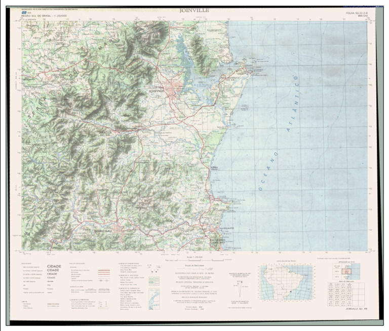 Estrada 7sem - Mapa Total Escala 1.250 000 | PDF