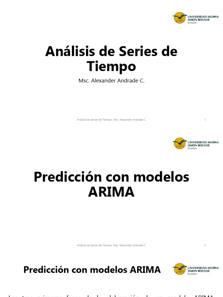 5 Modelos ARIMA Predicción | PDF | Intervalo de confianza | Error medio cuadrado