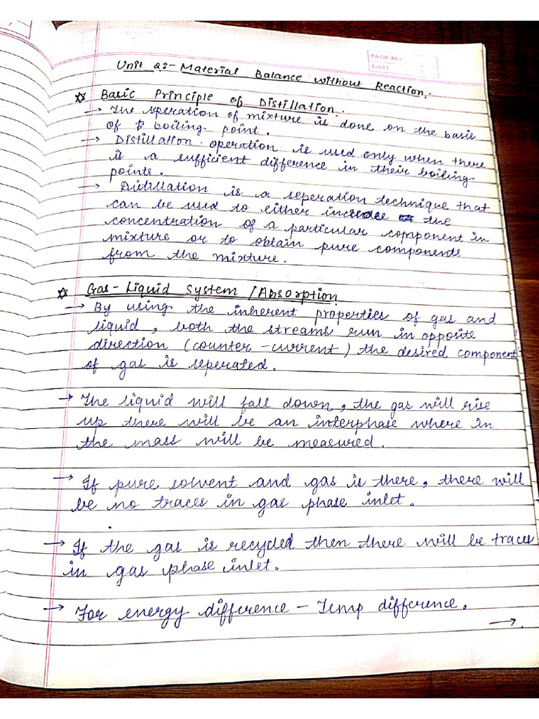 BCP Material Balance without reactions | PDF