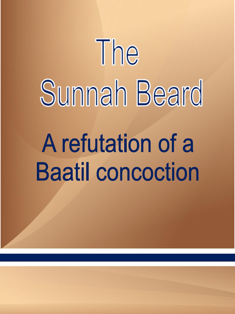 The Sunnah Beard PDF | PDF | Beard | Hadith