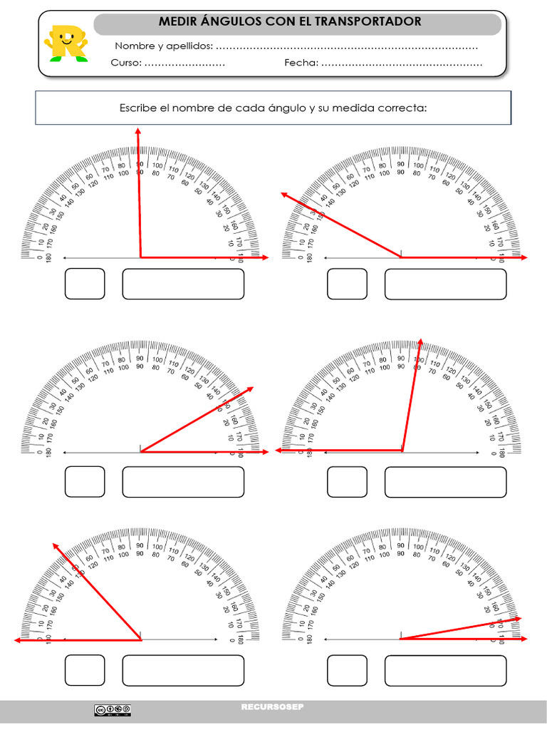 Medir-Angulos Con Transportador | PDF