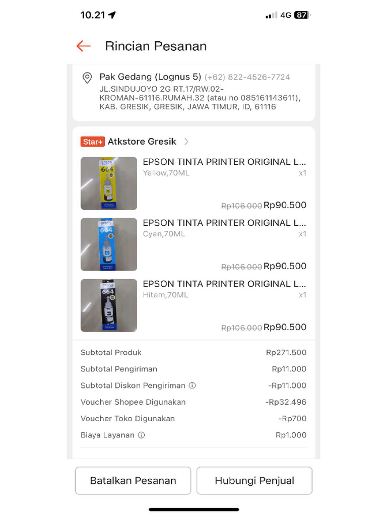 Nota Tinta Printer | PDF