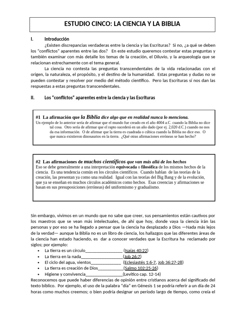 Apologética ESTUDIO CINCO | PDF | Universo | Evolución