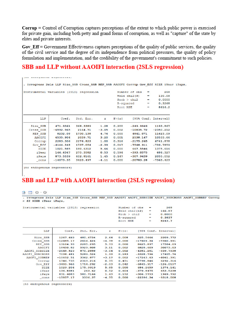 Stata Output | PDF