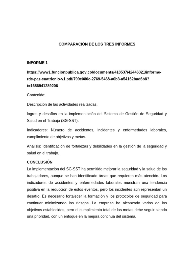 Comparacion de Los Tres Informes-Nanda | PDF | Simulación