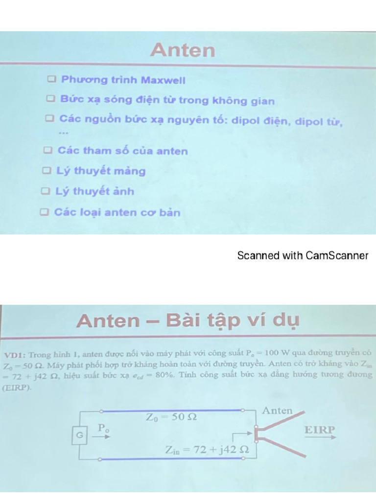 Ôn tập anten | PDF