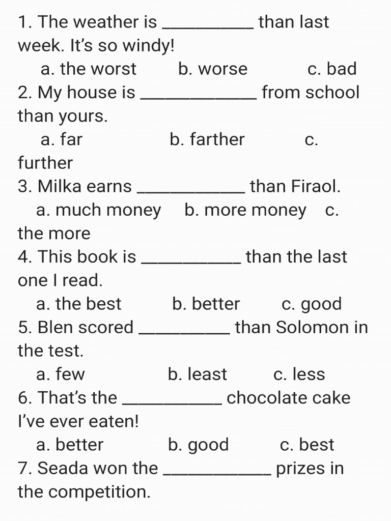 Mid Exam Grade 5 | PDF