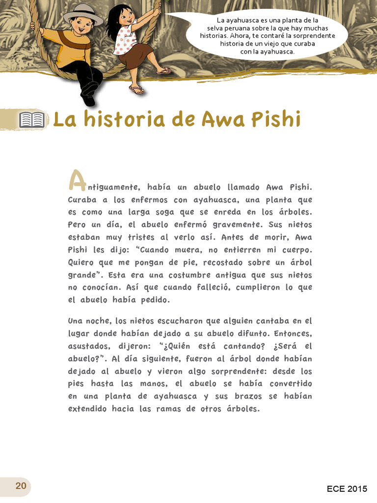 08 La Historia Del Awa Pishi ECE 2015 MInt | PDF | Ayahuasca