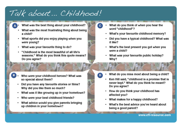 Talk About Childhood | PDF