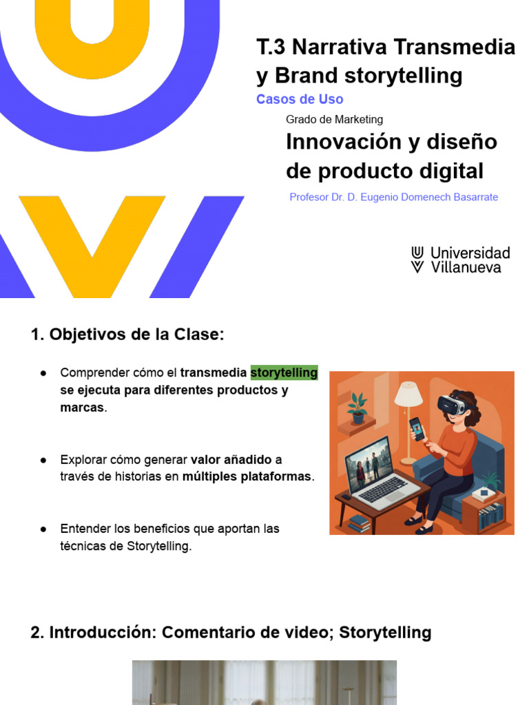 T.3. Narrativa Transmedia y Brand Storytelling | PDF