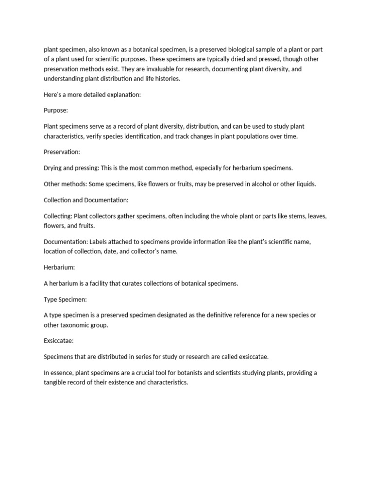 Plant Specimen,-WPS Office | PDF | Electric Field | Chromatography