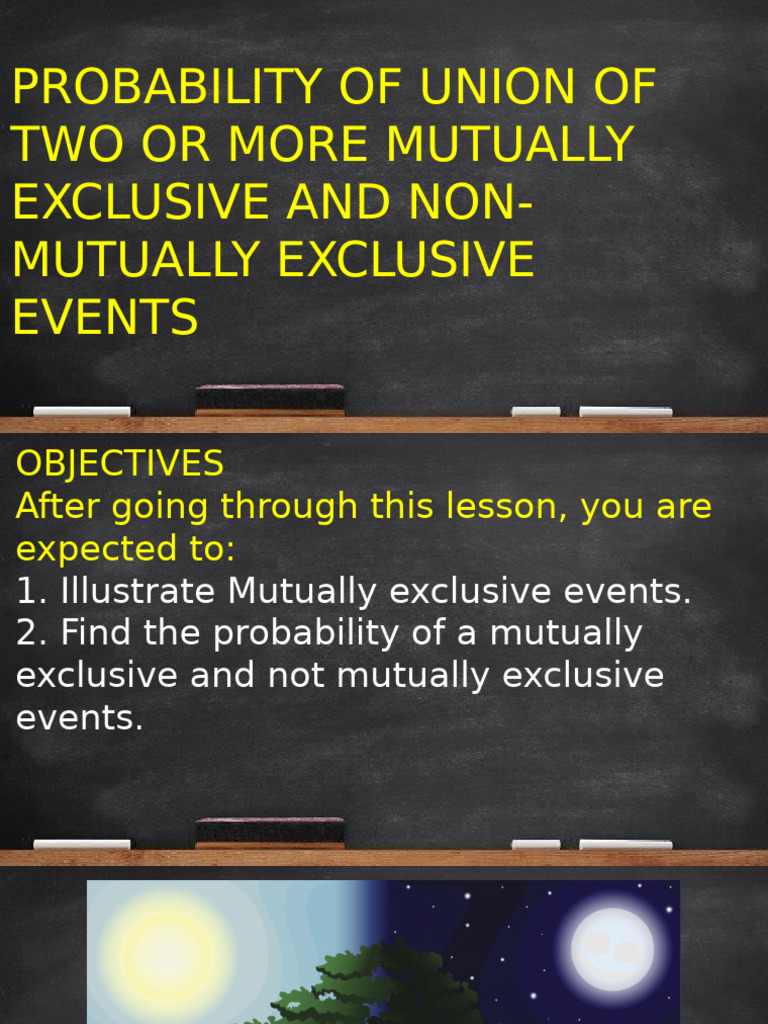 Mutually Exclusive Events | PDF | Probability