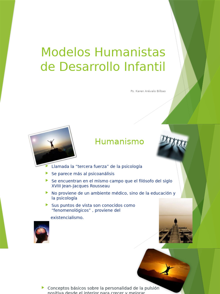 Modelos Humanistas Del Desarrollo Infantil | PDF | Adultos | Adolescencia