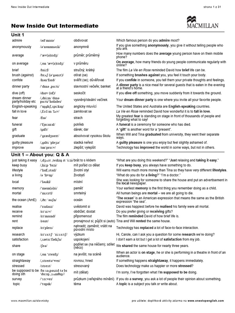 new-inside-out-intermediate_compress | PDF | Parachuting