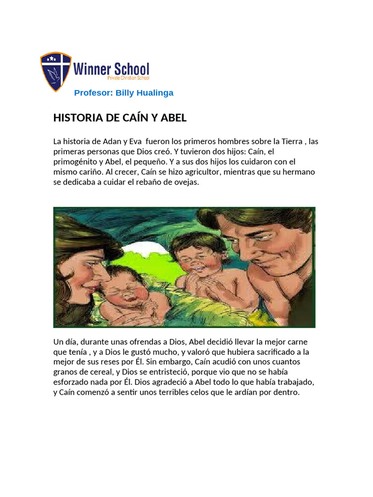 Historia de Caín y Abel | PDF