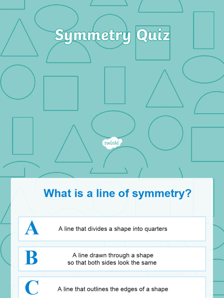 Symmetry Quiz | PDF