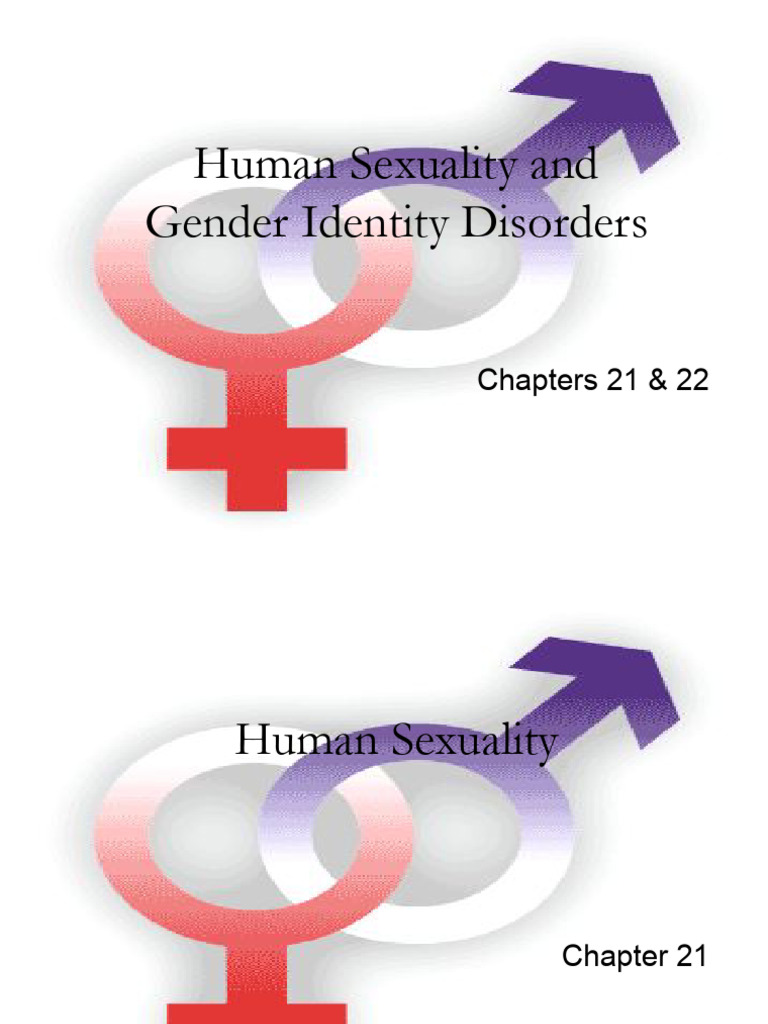 KS CH 21 22 Human Sexuality - Gender Identity Disorders | PDF | Sexual ...