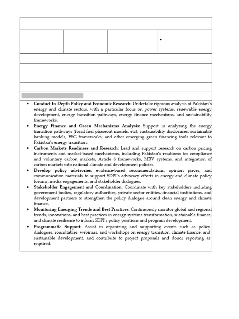 Job Ad Research Associate - 07-05-2025 | PDF | Sustainability | Natural ...