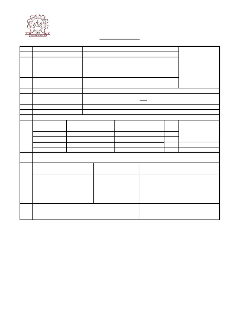 Application Form RF 1 | PDF