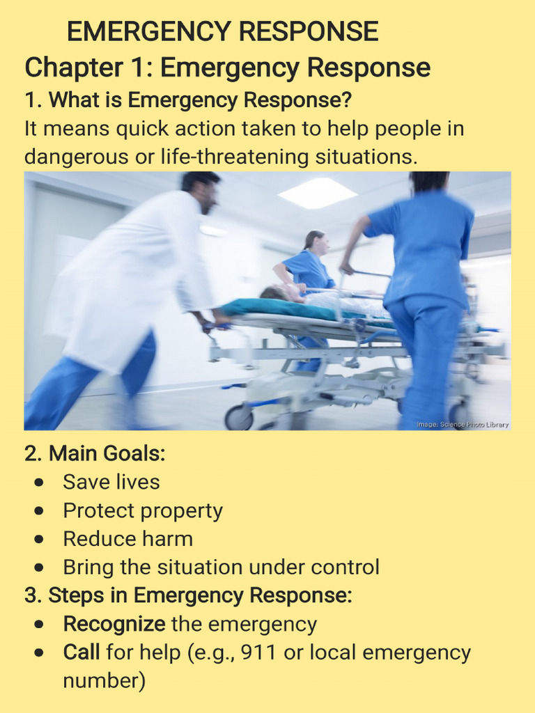 Emergency Response PDF | PDF