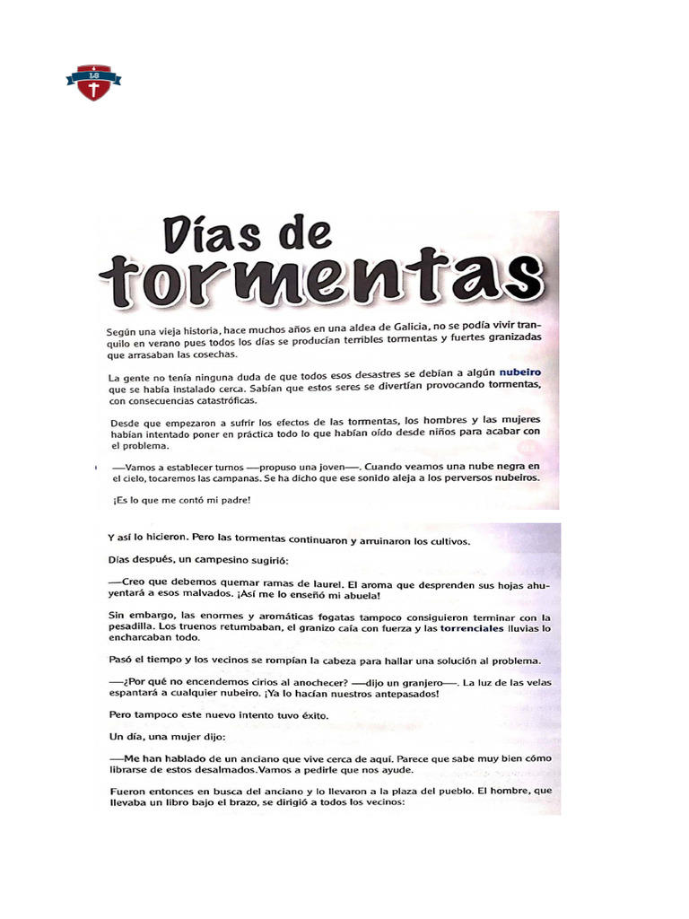 LECTURA DE FIN DE SEMANA 3a | PDF
