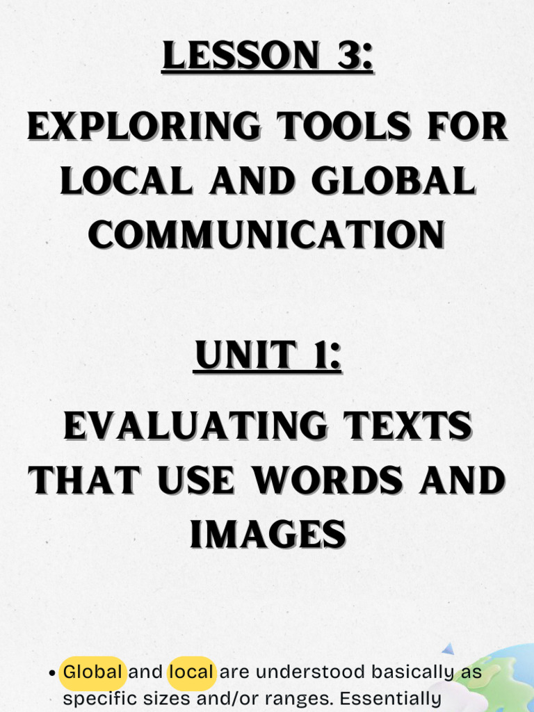 Lesson3 Unit 1 2 Purposive Communication Min | PDF | Telephone | Communication