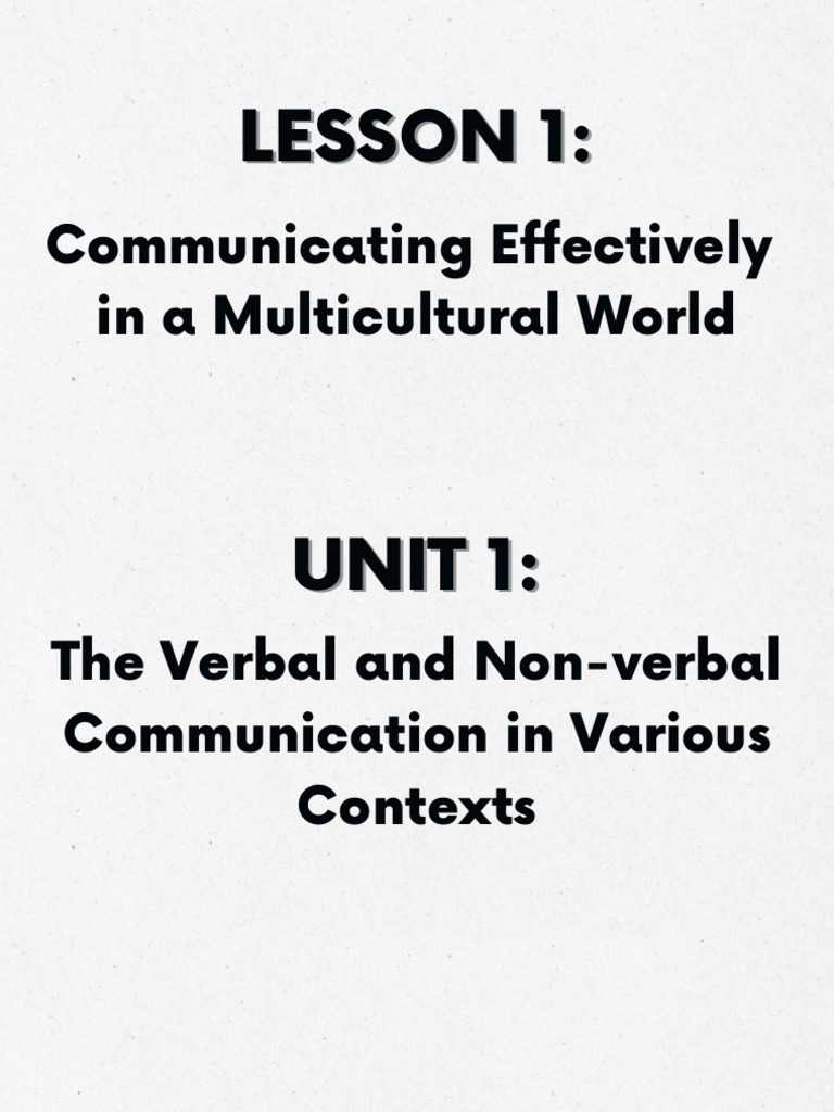 Lesson 1 Unit 1 2 Purposive Communication 1 Compressed | PDF ...