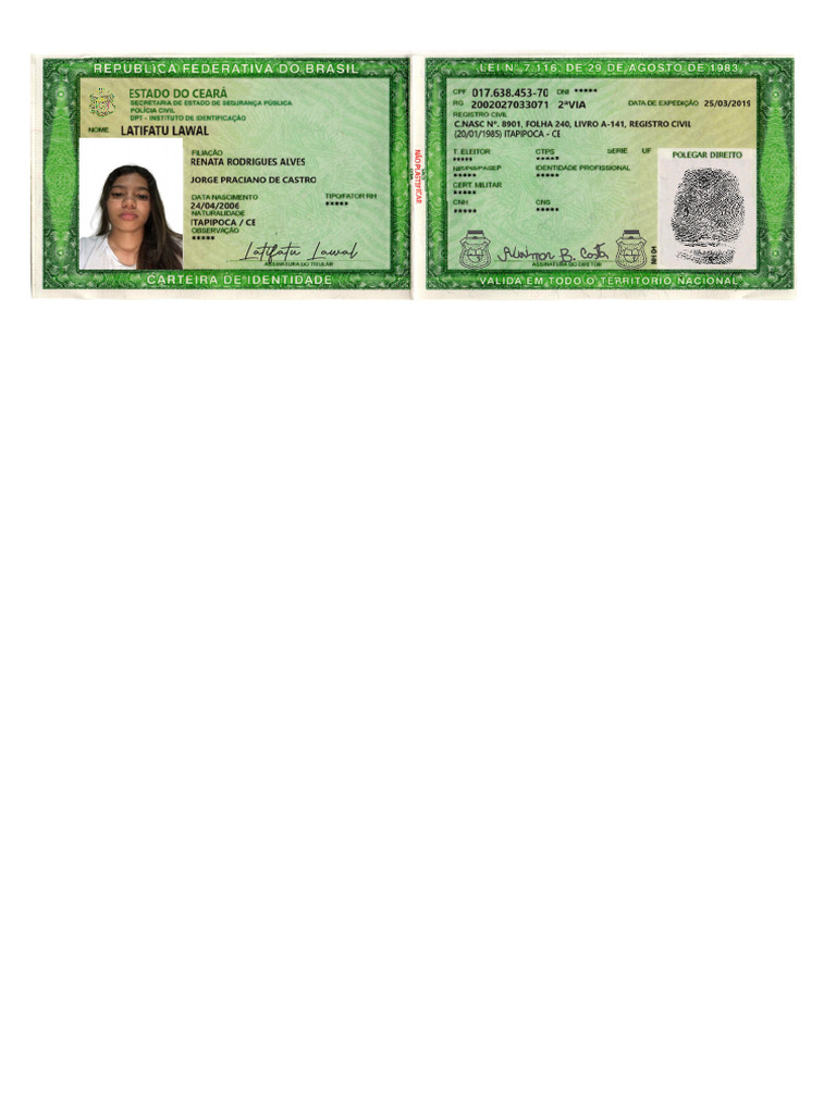 RG Novo Ceara - Skywalker | PDF