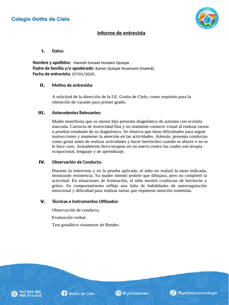 Informe Haresh | PDF | Autorregulación emocional | Las emociones