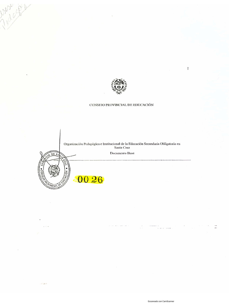 ACUERDO 026 Organización Pedagógica e Institucional de La Educación Secundaria Obligatoria Santa ...