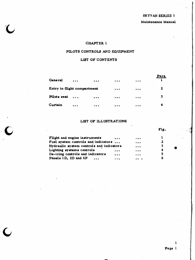 Chapter 1 Controls and Equipment at Pilot Stations | PDF | Aircraft ...