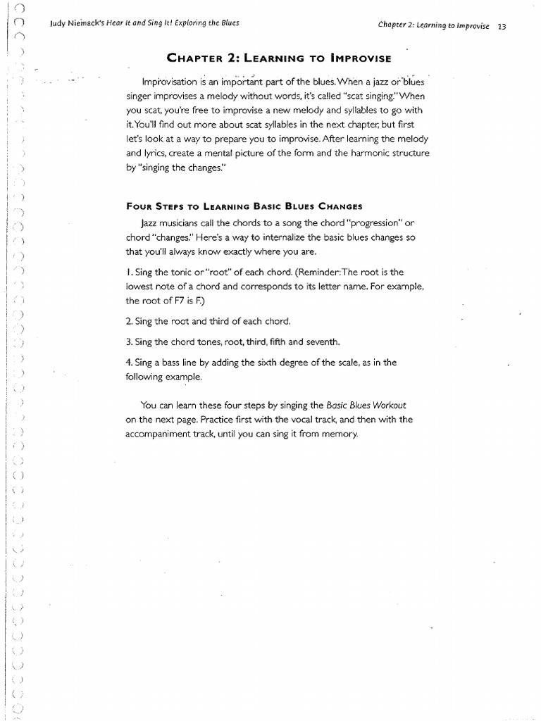 Exploring The Blues - Chapter 2 | PDF