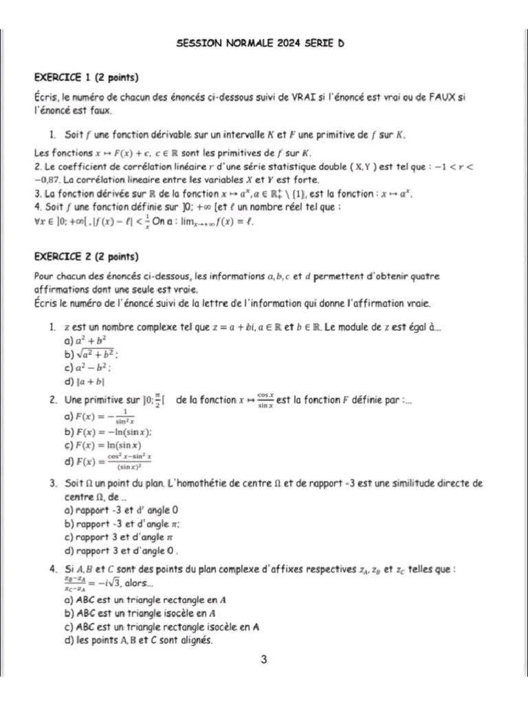 Bac 1 PDF | PDF