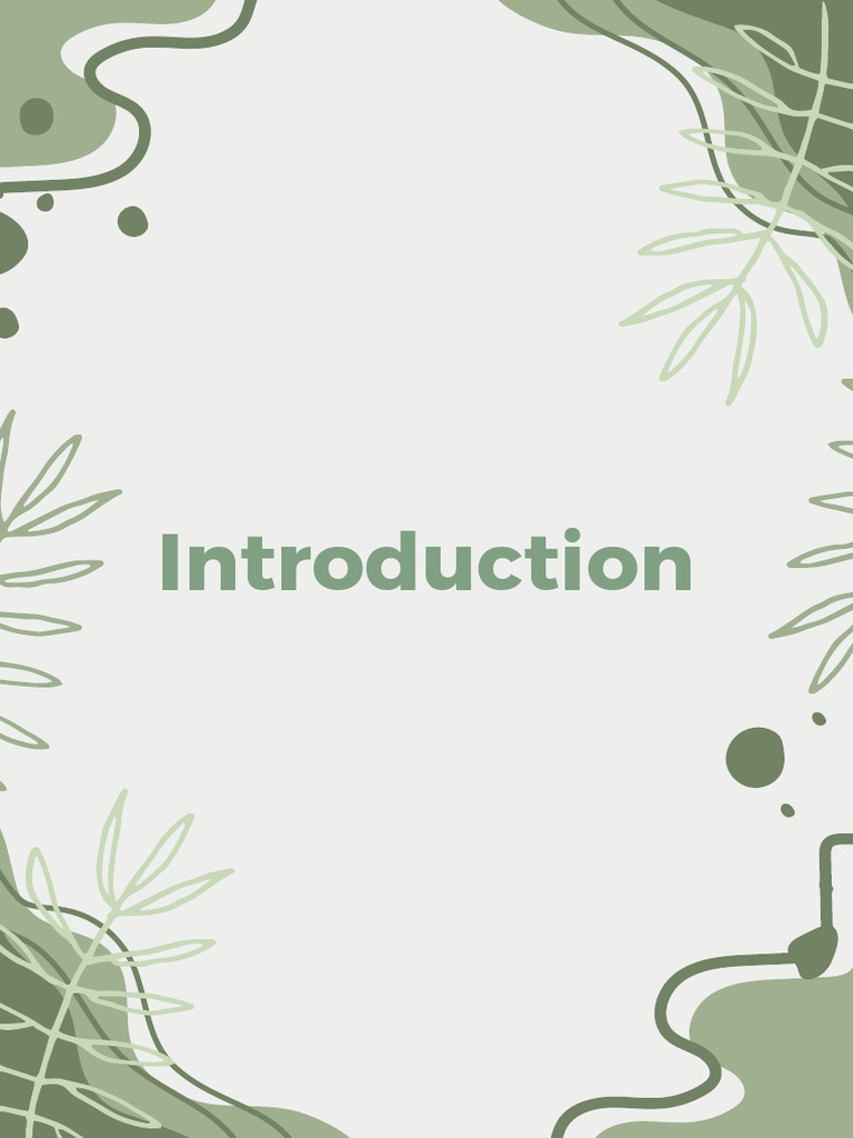 Green Aesthetic A4 Document PDF | PDF