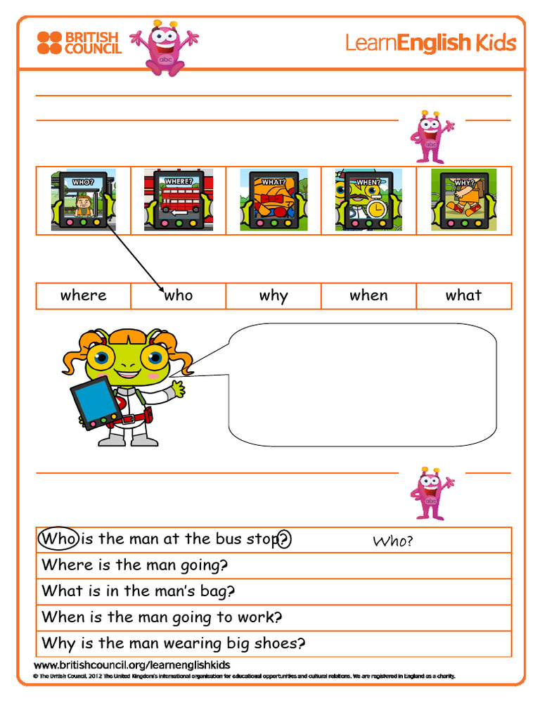 English Writing Practice for Kids | PDF | Menu | Question