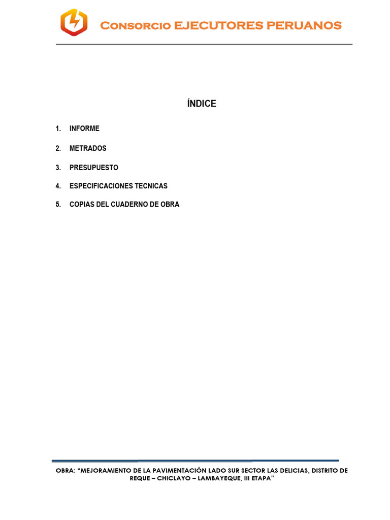 Separadores e Indice | PDF