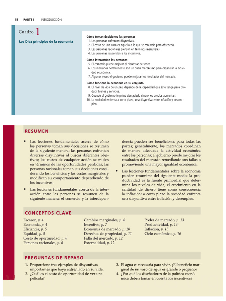 Taller Grupal # 1 - G. Mankiw | PDF