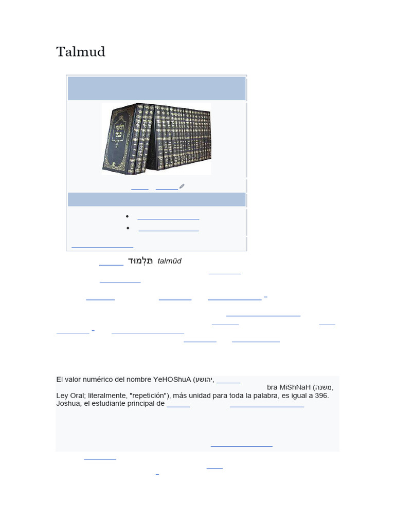 Talmud | PDF | Talmud | Judaísmo