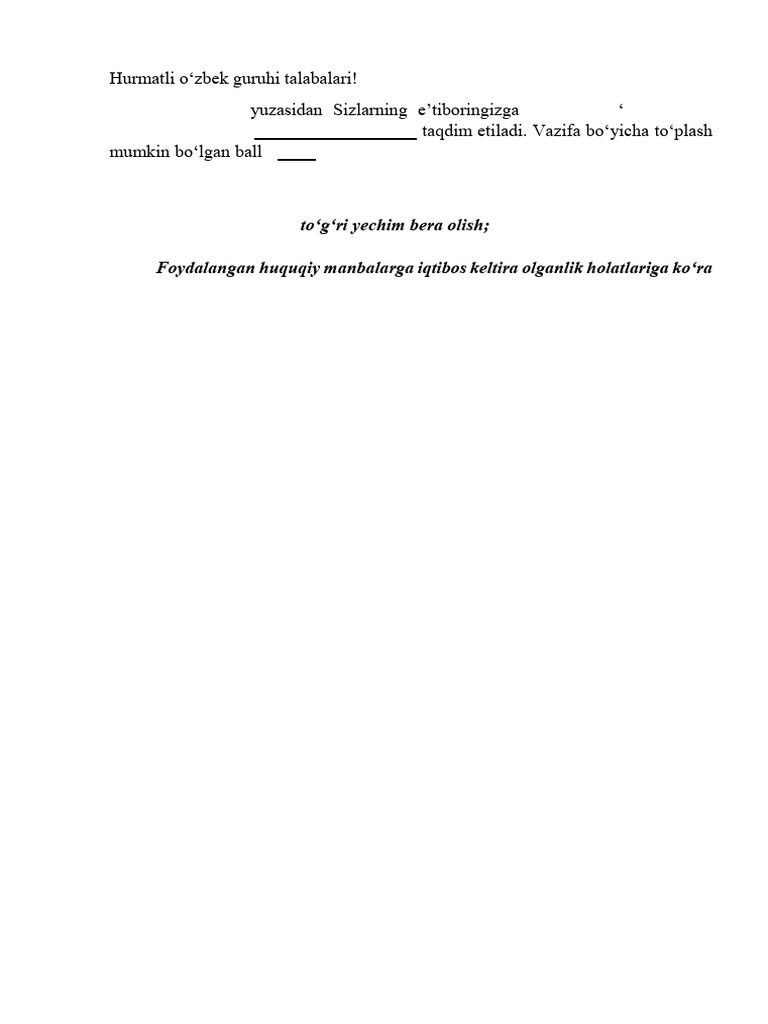 Fuqarolik Huquqi ON 2 PDF | PDF