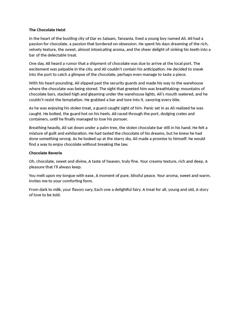 The Chocolate Heist | PDF | Brand | Marketing Strategy