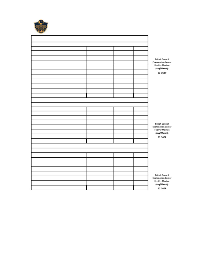 LLB Fee Structure September 2024-2025 | PDF | Higher Education | Educational Stages