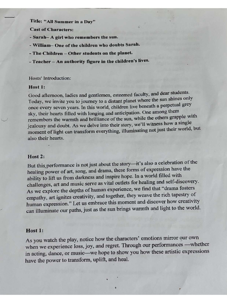 Annual Day Skit | PDF