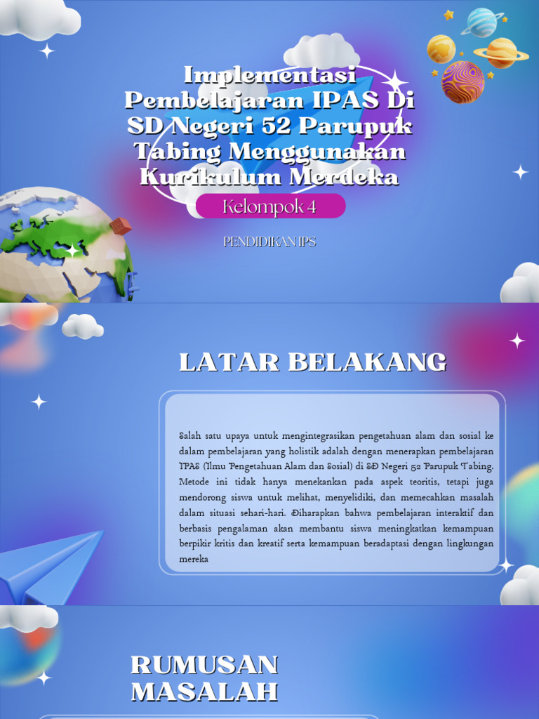 Implementasi Pembelajaran IPAS SD 52 | PDF