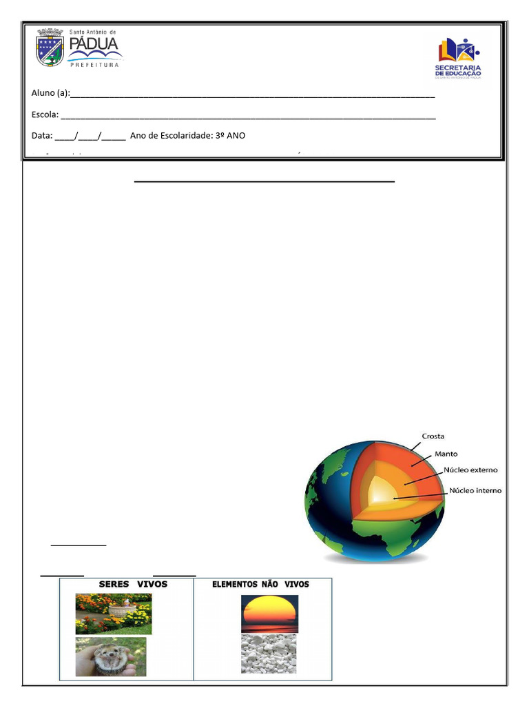 Caracteristicas Da Terra | PDF | Terra | Planetas