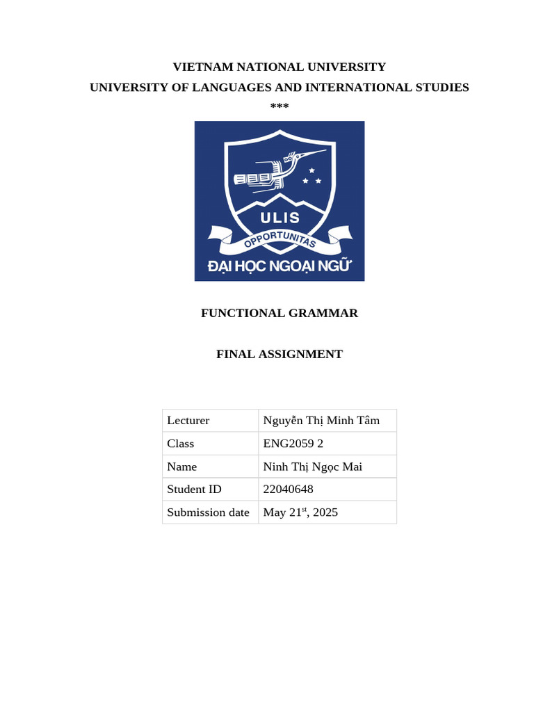 FG - Final Assignment | PDF | Clause | Tuition Payments