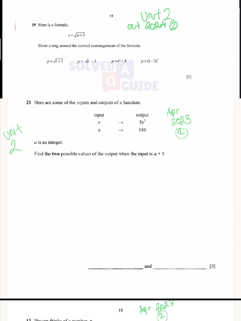 Unit 2 Math | PDF